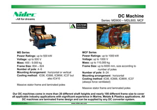 Nidec asi electric motors & generators | PDF
