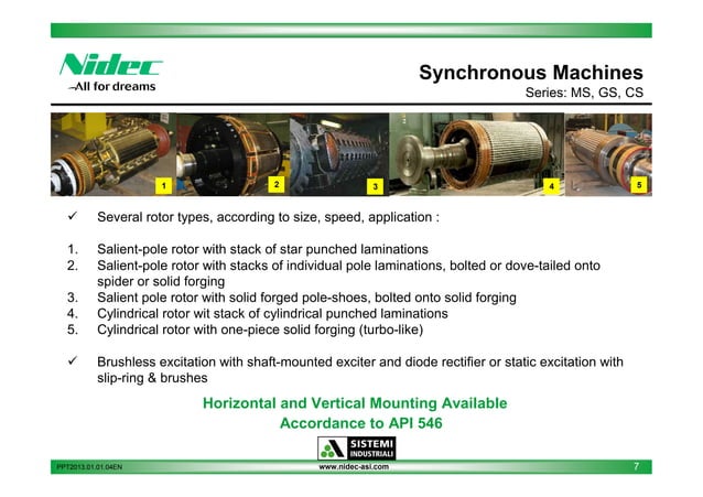 Nidec asi electric motors & generators | PDF | Power and Energy ...