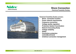 Nidec asi electric power solutions for ship to shore connection | PDF