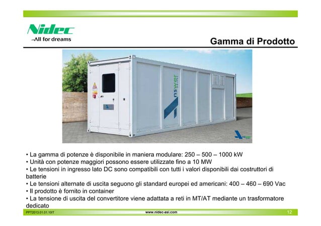 Nidec asi energy storage | PPT