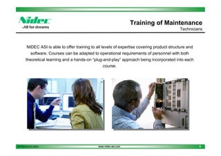 Nidec asi service capabilities overview | PPT