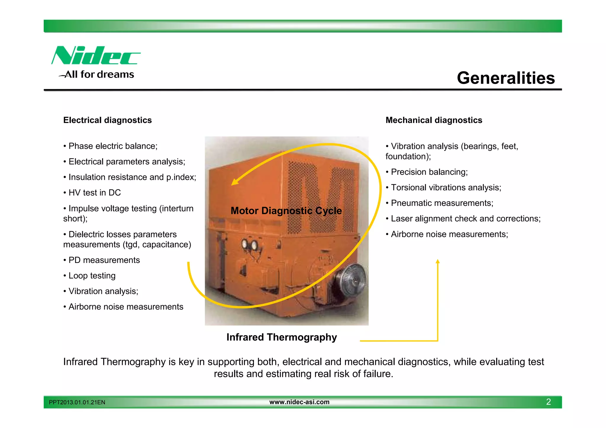 Nidec asi service infrared termography | PDF