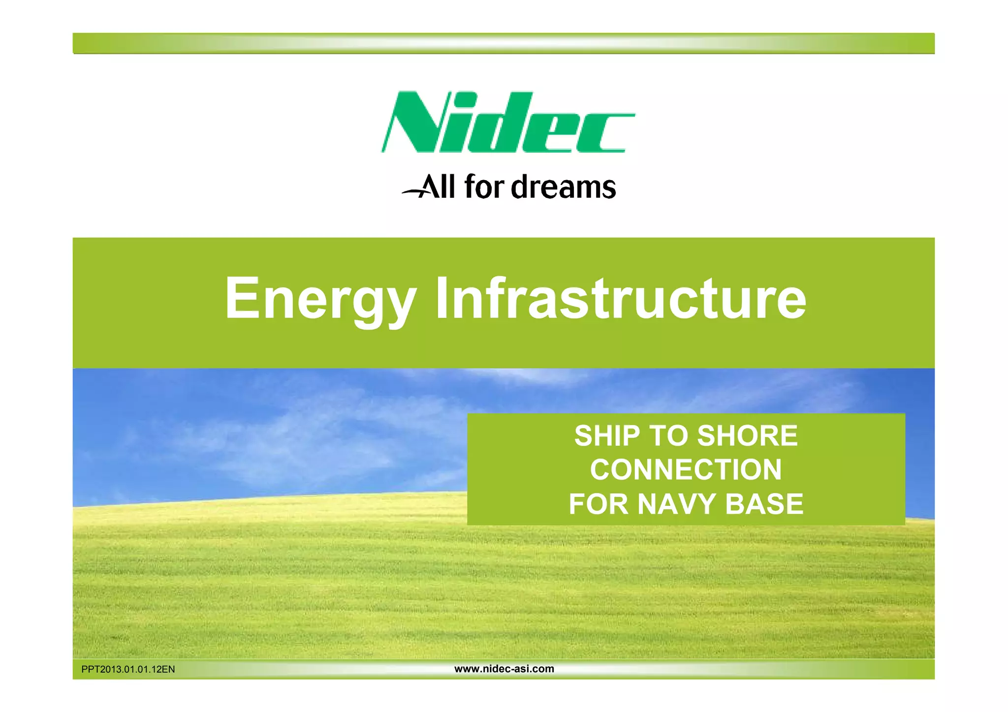 Nidec asi ship to shore connection for navy base | PDF