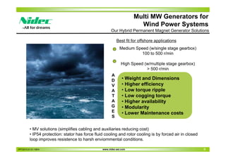 Nidec asi wind farm applications | PDF
