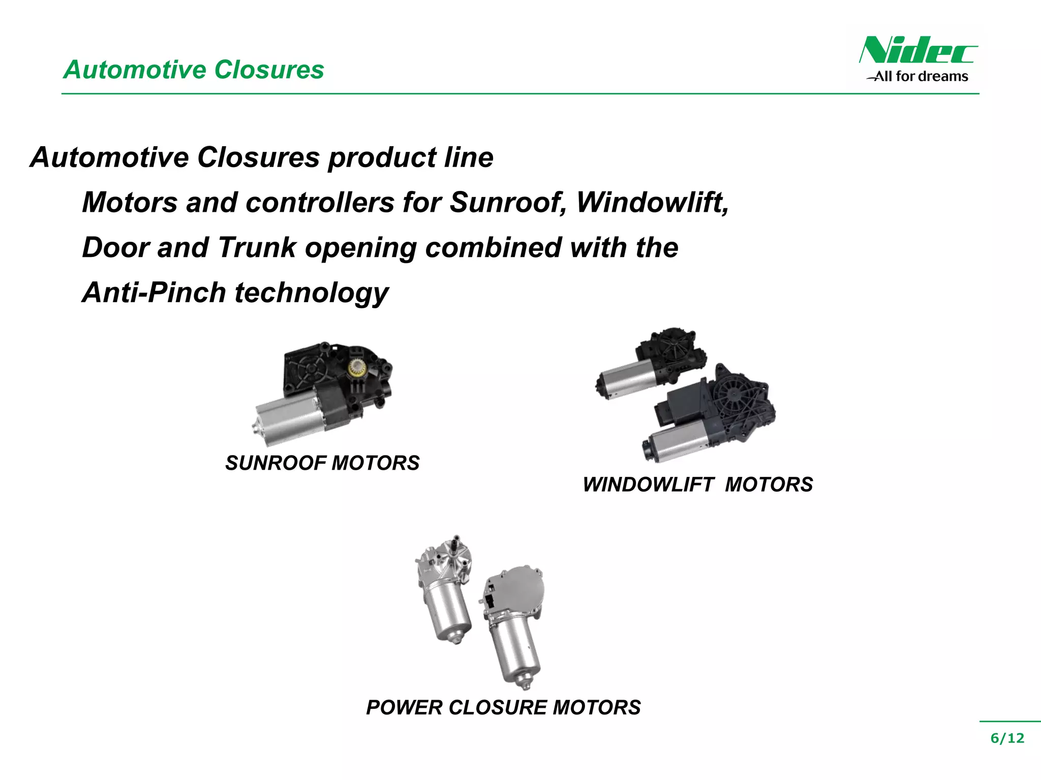 Nidec Automotive Motor Americas | PDF