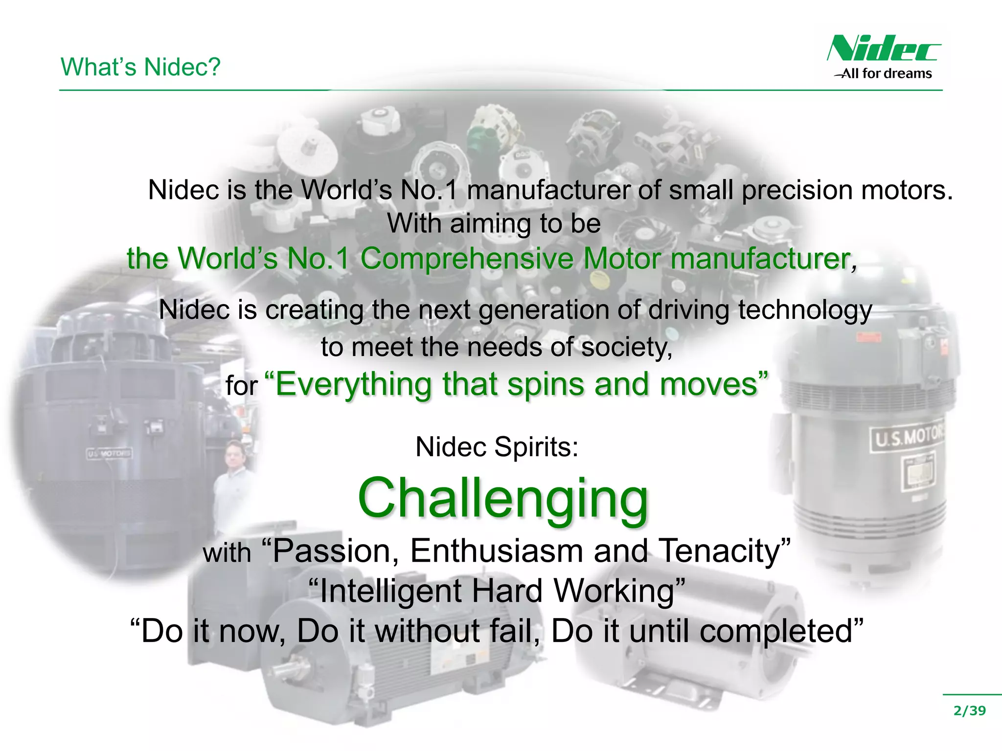 Nidec Electronics GmbH | PDF | Manufacturing Industry | Industries