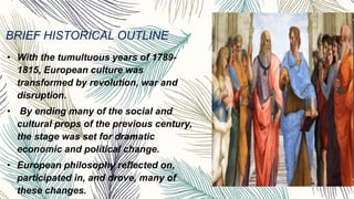 The philosophical culture in XIX-XX centuries | PPTX