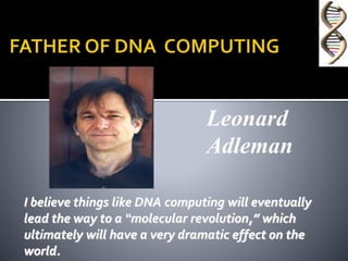 DNA Computing | PPTX