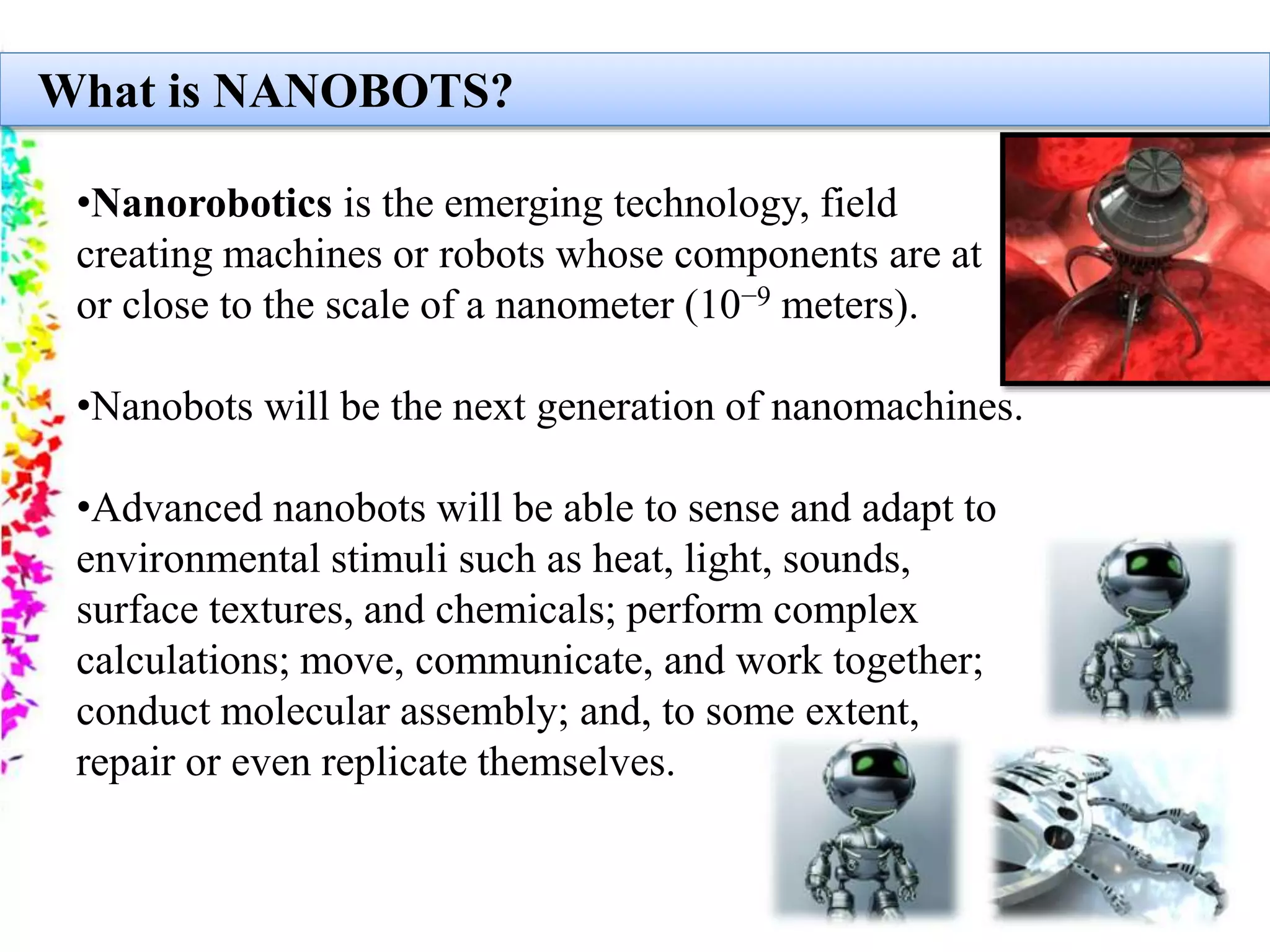 nanobots- future of medicine | PPT