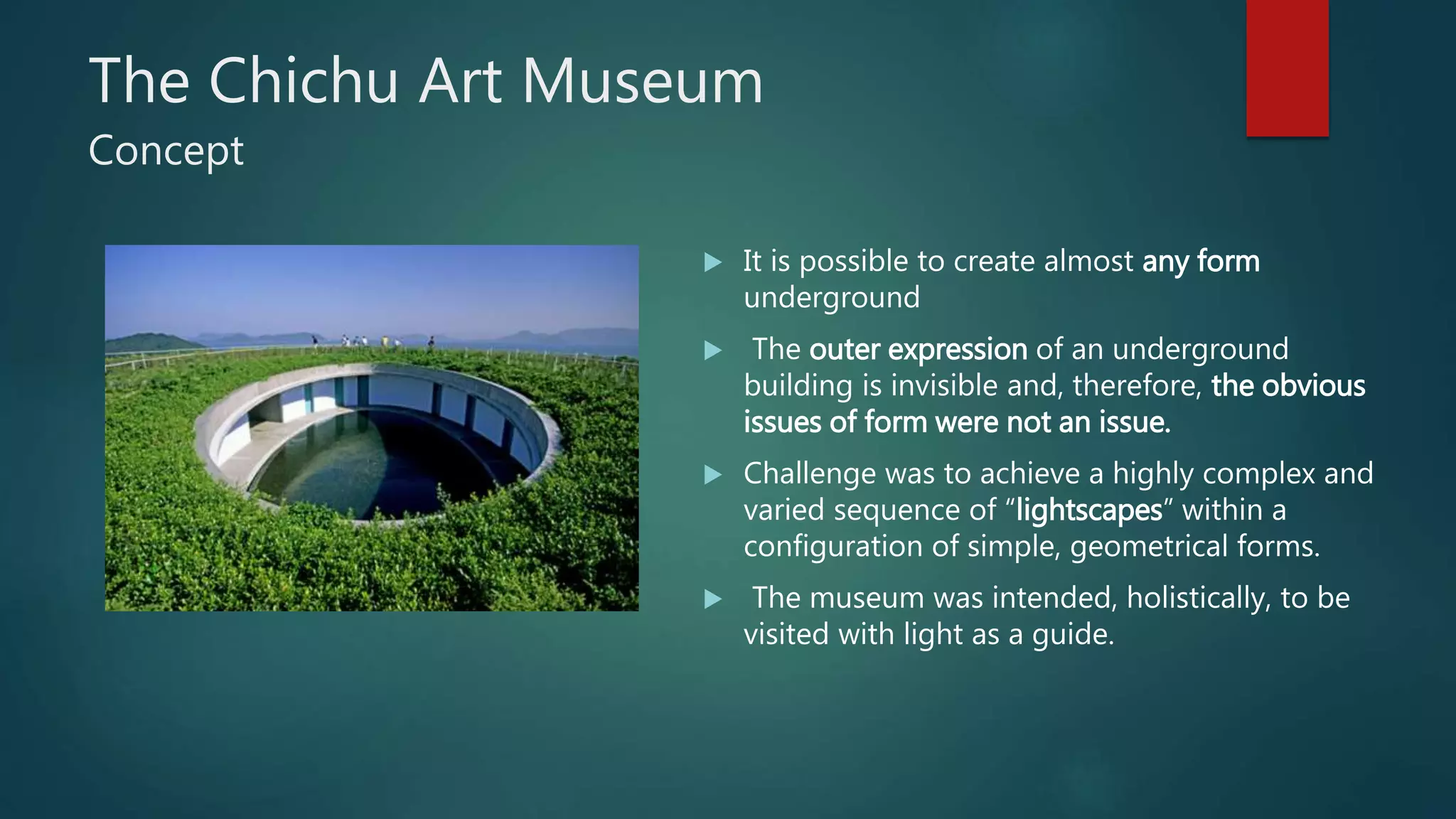 Chichu art museum, Japan. | PPTX