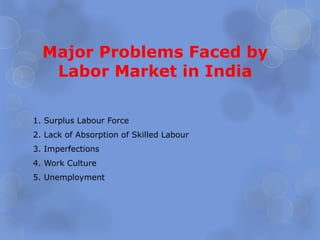 Structure of labor force and demographic change | PPTX