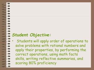 presentaion on rational numbers and their description | PPT