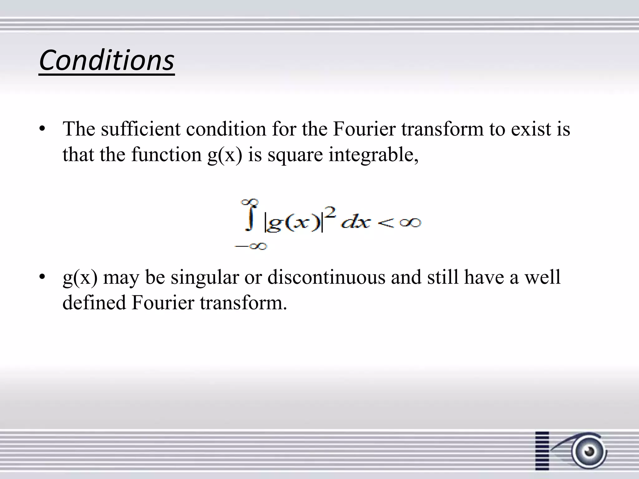 Fourier Transform | PPTX
