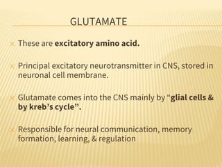 Recent trends on Glutamate receptor | PPT