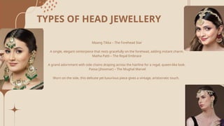 indianHead jewellery Dugri set craftmanship | PPT