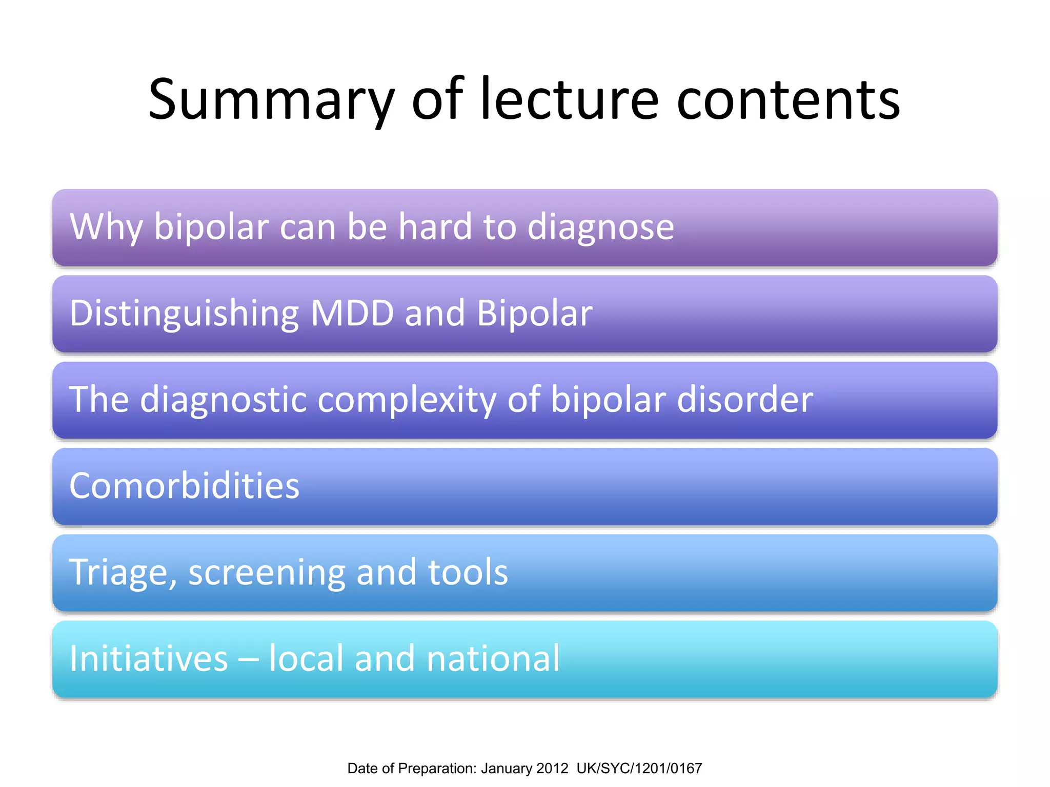 The complexities of diagnosing bipolar disorder in primary and ...