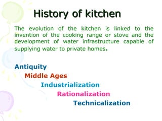 Evolution in Ergonomic Kitchen | PPT
