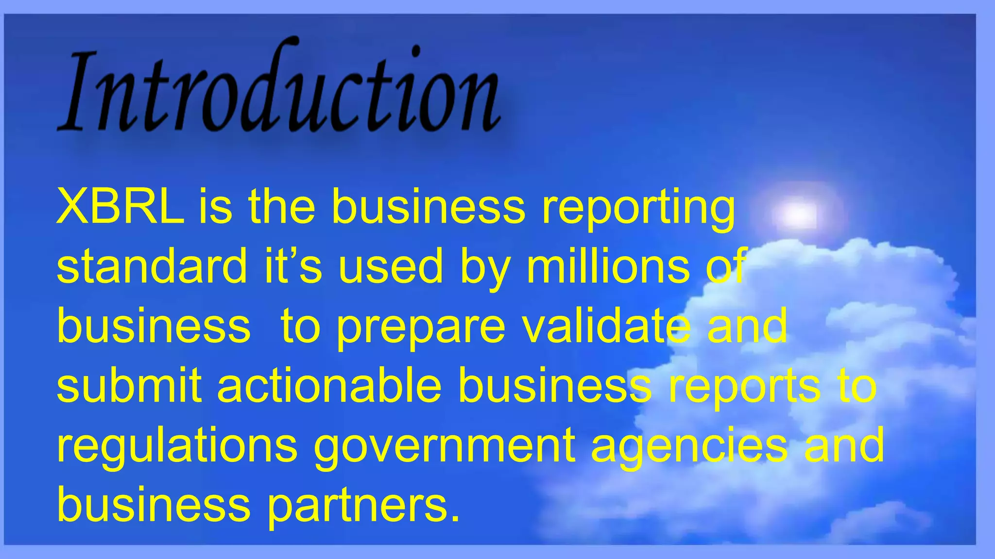 XBRL - Features and Fundamental | PPTX