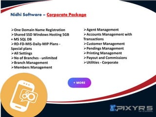 Nidhi Software - Pixyrs Softech | PPTX