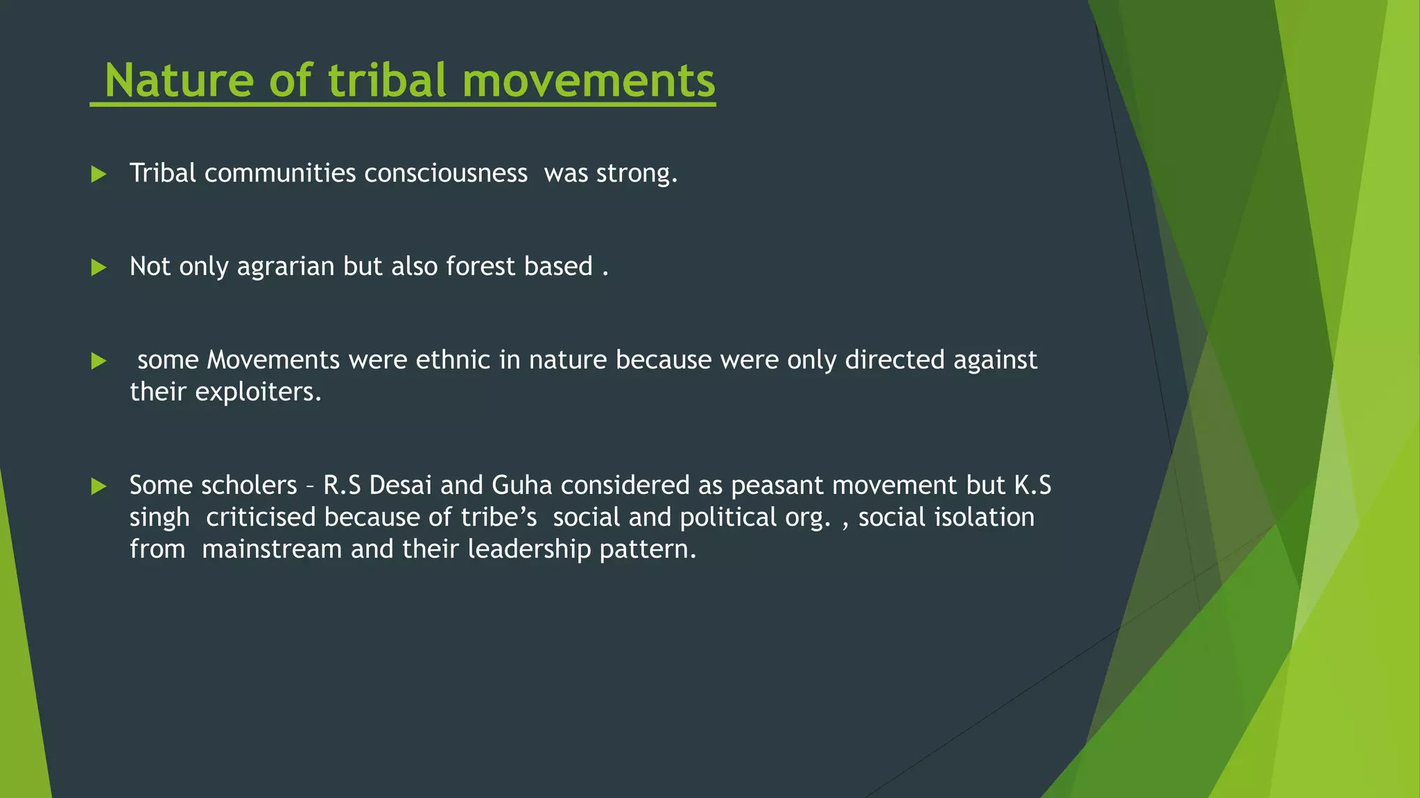 Tribal movement in rajasthan | PPTX