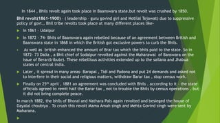 Tribal movement in rajasthan | PPTX