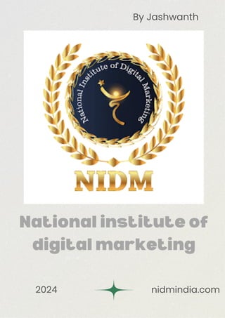 NIDM (PDF) Beige Green Aesthetic Minimalist Portfolio Cover A4 Document.pdf
