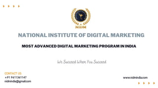DYNAMIC DIGITAL MARKETING PROGRAM | PPTX
