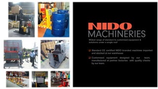 Nido Machineries Presentation | PPT