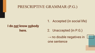 Grammar 1 lecture 1 Introduction to gram | PDF