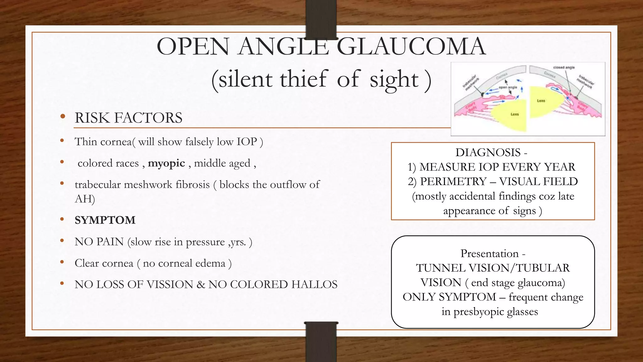 GLAUCOMA | PPTX