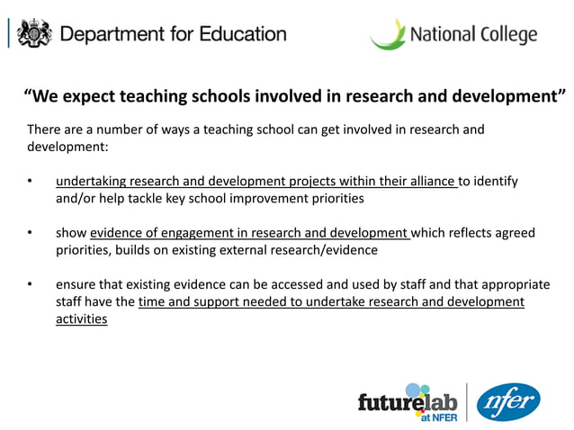 Naace Conference 2103 - Beyond central prescription, school-based ...