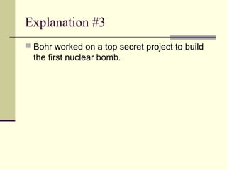 Niels bohr stephanie jimenez | PPT