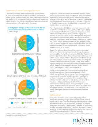 Nielsen global food labeling report jan2012 | PDF