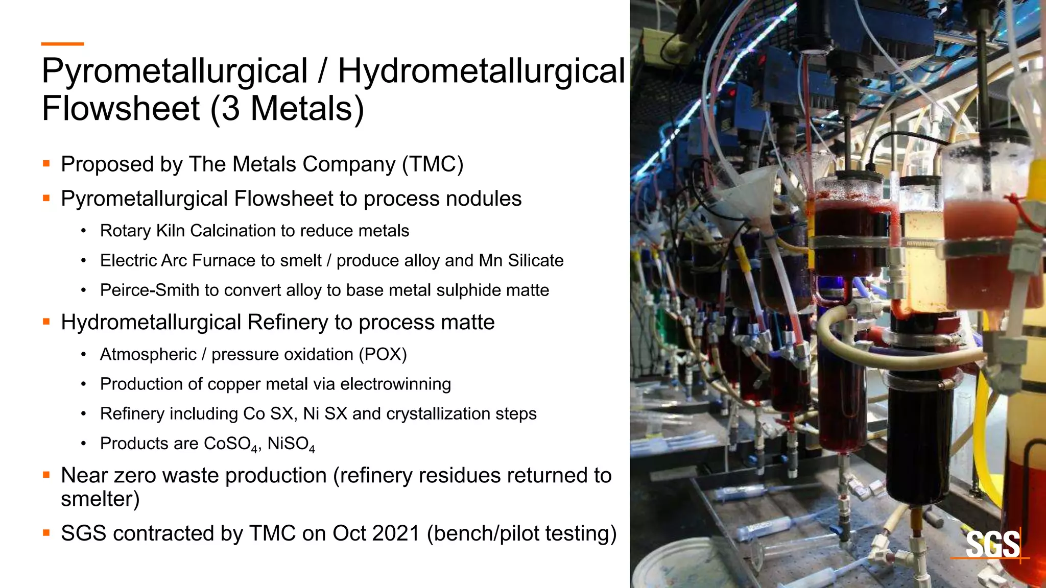 ONSHORE PROCESSING OF NODULES. A REVIEW OF METALLURGICAL FLOWSHEETS AND ...