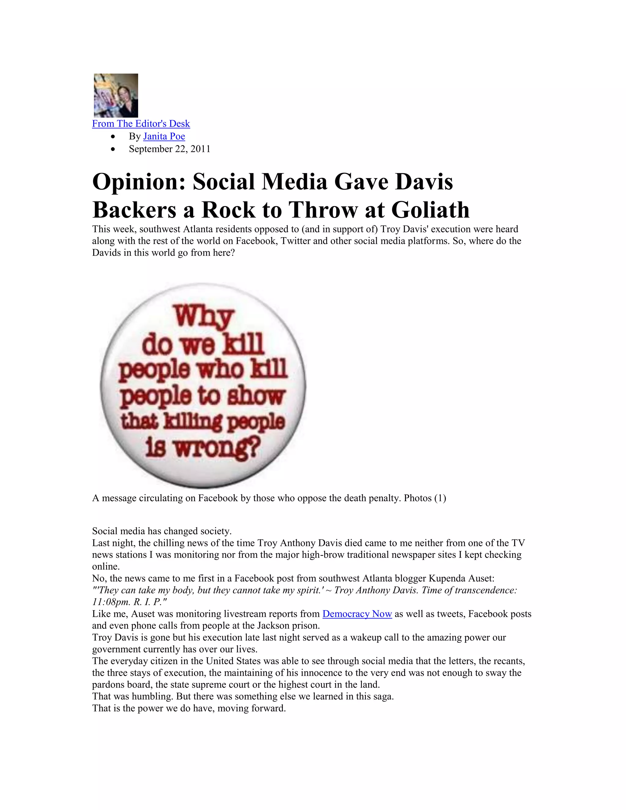 Poe Work Sample E | DOCX | Media Industry | Industries