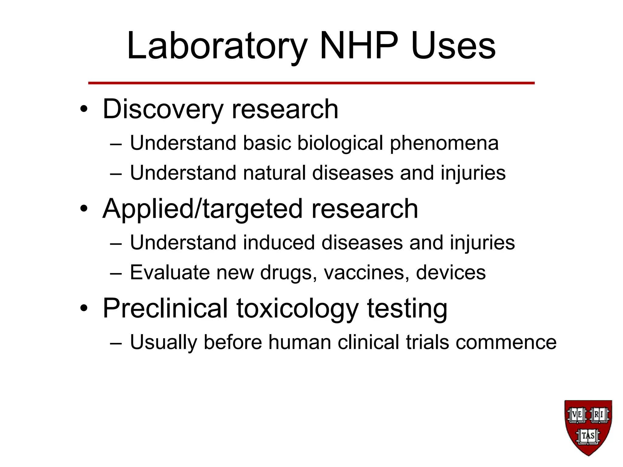 Niemi, Regulatory Oversight of Laboratory Primates | PDF