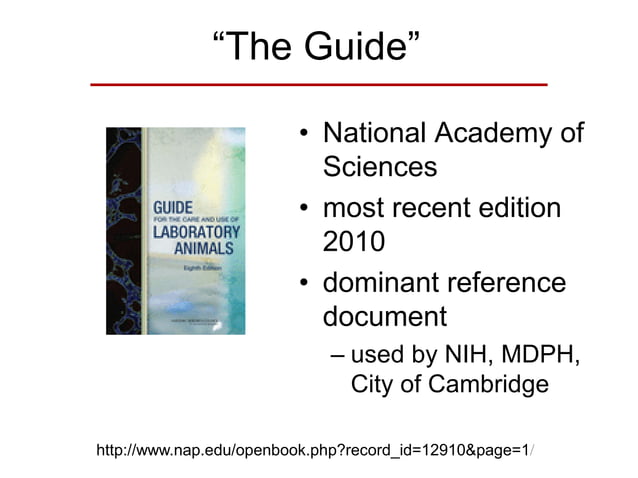 Niemi, Regulatory Oversight of Laboratory Primates | PPT