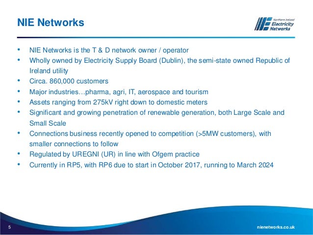 NIE Networks:Using a risk framework in practice