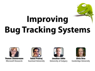 Improving Bug Tracking Systems | ZIP