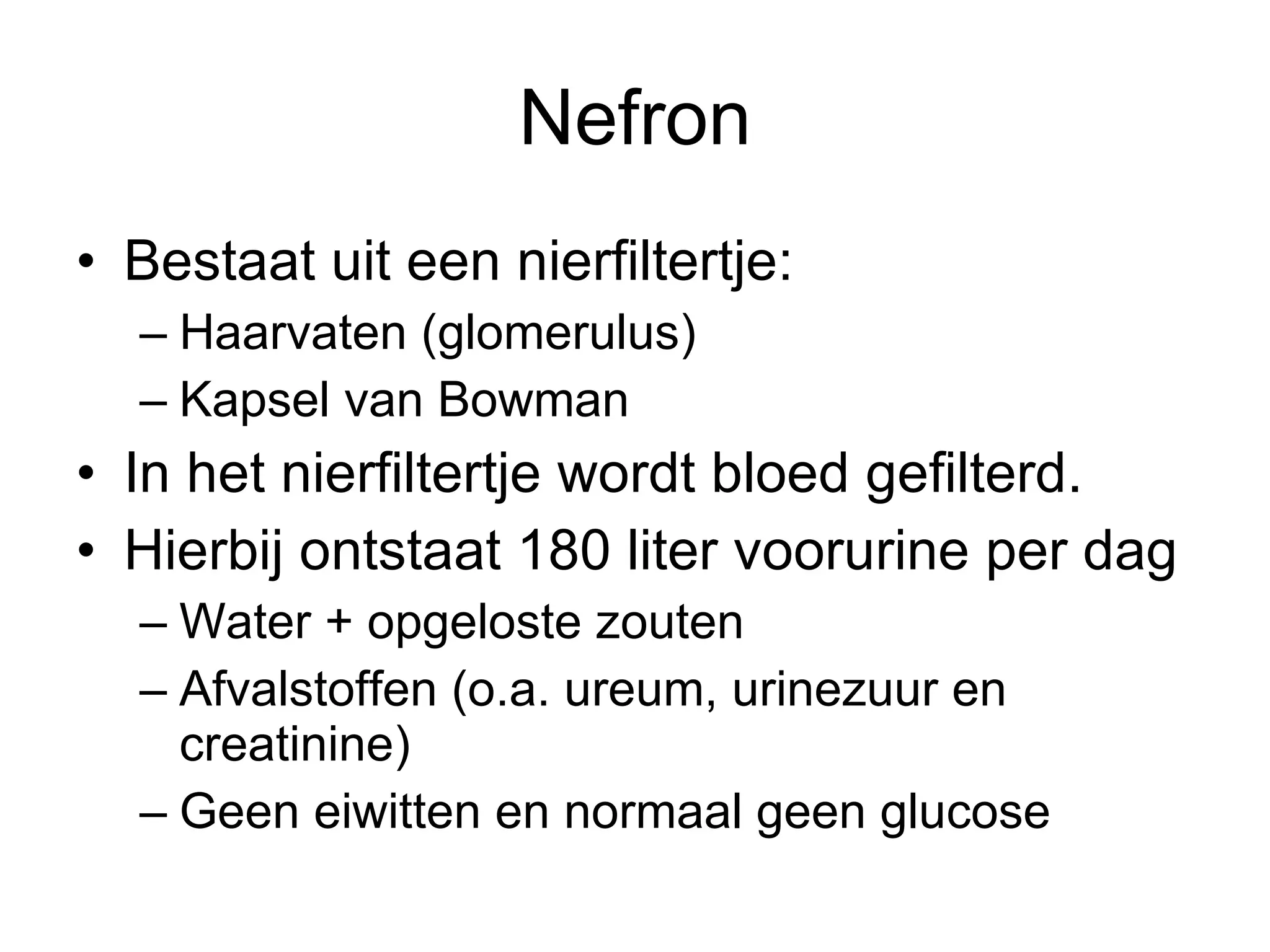 Nieren En Urinewegen Aangepast N3 | PPT