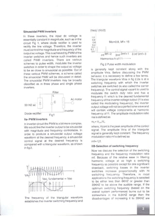 Performance Comparison Of High Frequency Single Phase PWM Inverters Using PSpice | PDF