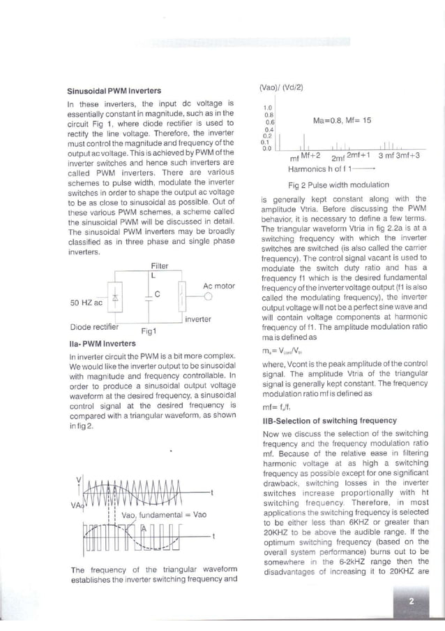 Performance Comparison Of High Frequency Single Phase PWM Inverters Using PSpice | PDF