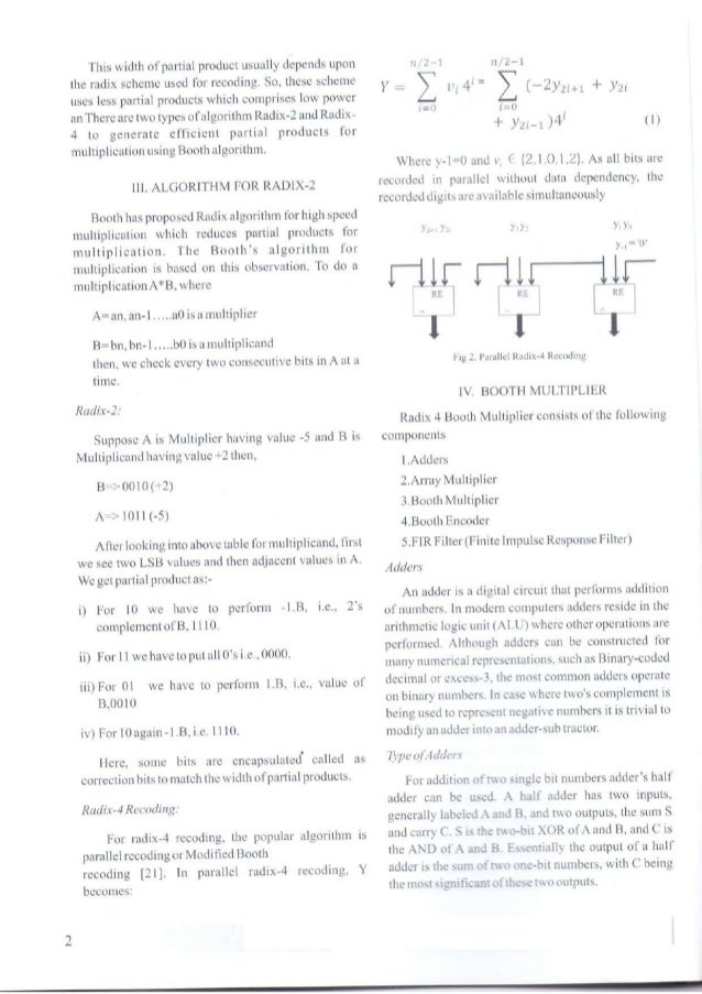 Design And Simulation Of Multiplier For High Speed Application | PDF