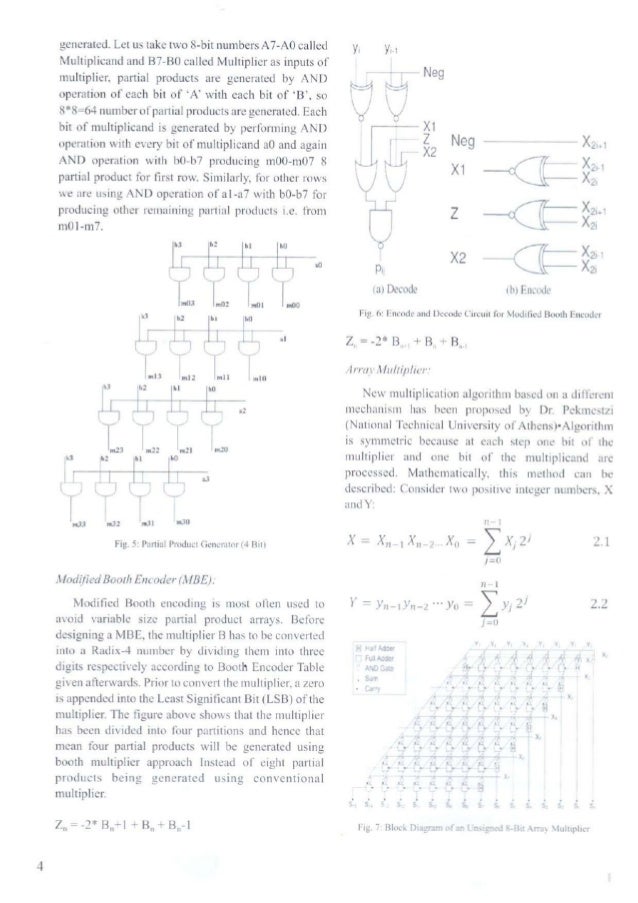 Design And Simulation Of Multiplier For High Speed Application | PDF