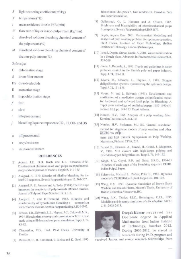 Optimation Of Bleach Plant In Paper Industry For Waste Minimization | PDF