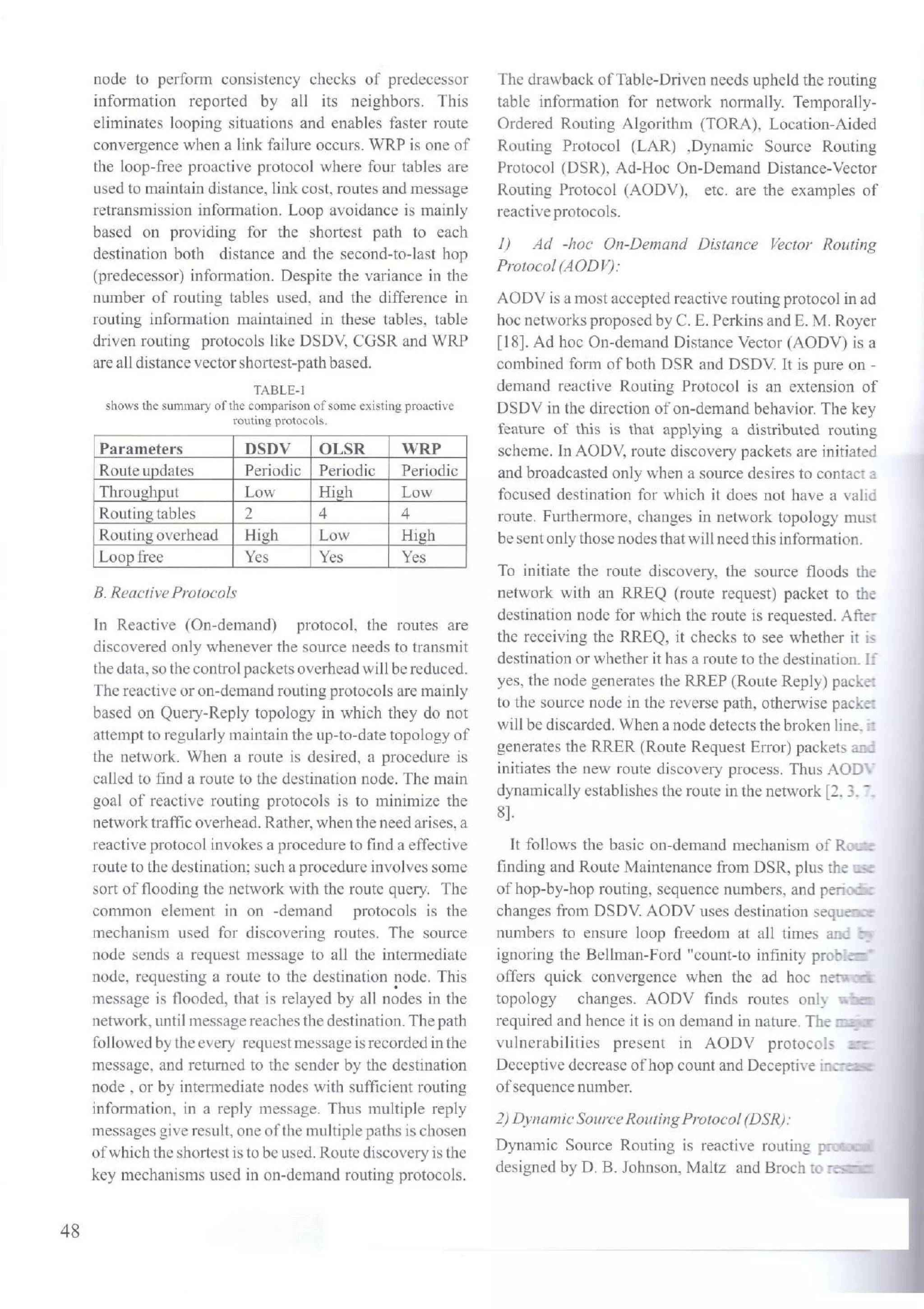 Routing Protocol In Mobile Network A Review Pdf Computer Networking Computing