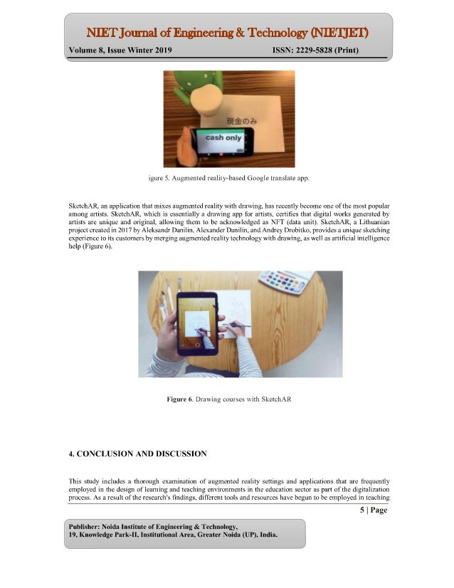 STUDY OF AUGMENTED REALITY BASED APPLICATIONS IN EDUCATION | PDF