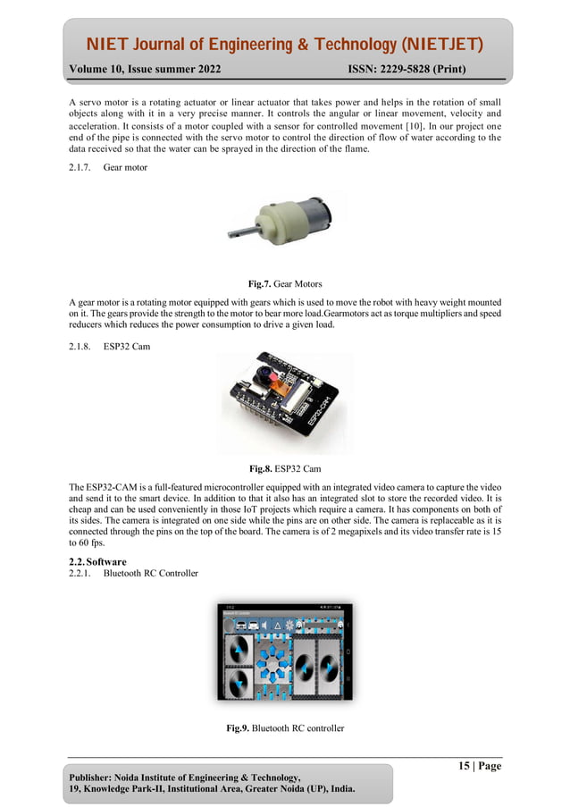 Design and Implementation of Automatic Fire Sensing and Fire Extinguishing Robot using IoT | PDF ...