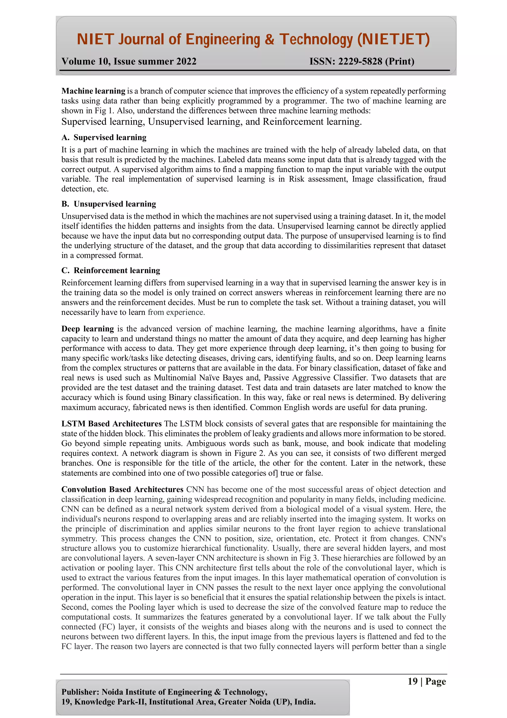 Fake News Detection using Deep Learning | PDF