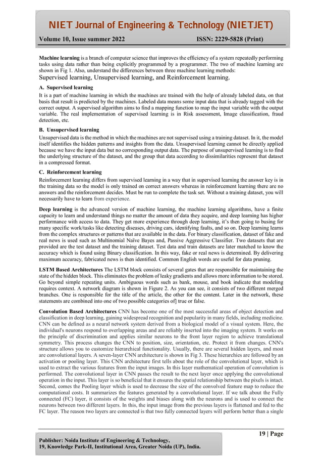 Fake News Detection using Deep Learning | PDF